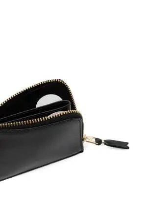 Comme Des Garçons Leather Zipped Wallet - Black