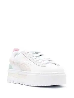 PUMA Mayze Mix Leather Sneakers - White