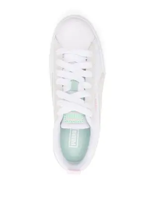 PUMA Mayze Mix Leather Sneakers - White