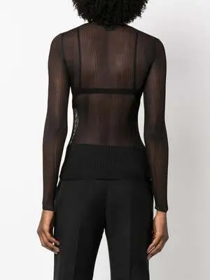 TOM FORD Semi-sheer Silk Top