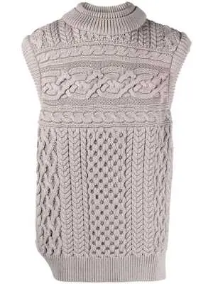 ROBYN LYNCH Oversized Merino-wool Vest