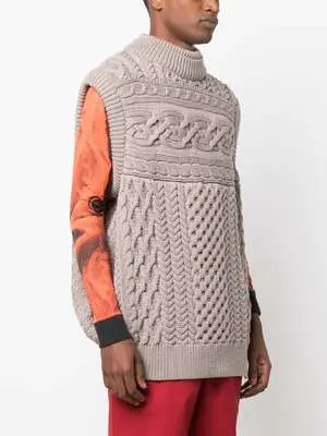 ROBYN LYNCH Oversized Merino-wool Vest