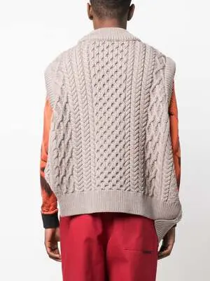 ROBYN LYNCH Oversized Merino-wool Vest