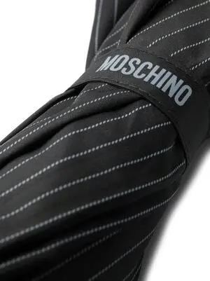 Moschino Striped Eight-panel Umbrella