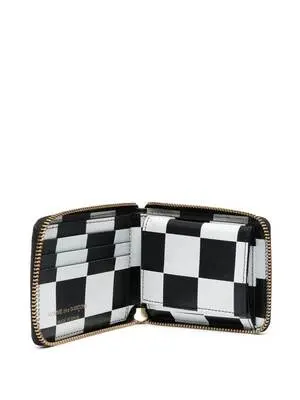 Comme Des Garçons Leather Zip-around Wallet - Black