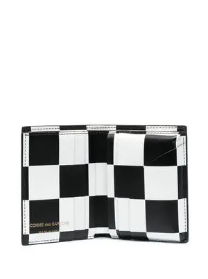Comme Des Garçons Leather Bi-fold Wallet - Black