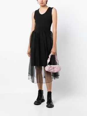 JNBY Sleeveless Tulle-panel Dress