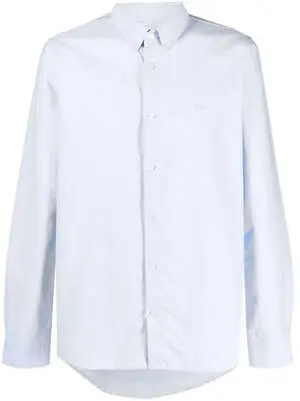 A.p.c. Logo-embroidered Button-down Shirt