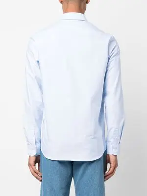 A.p.c. Logo-embroidered Button-down Shirt