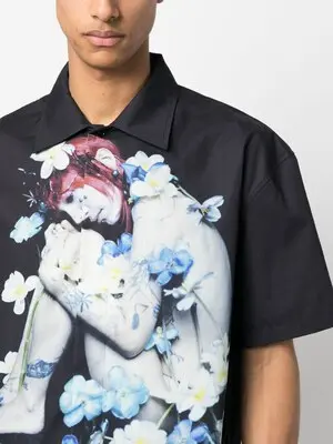 KUSIKOHC Photograph-print Short-sleeve Shirt