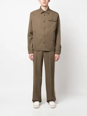 Palm Angels Tape-embellished Tailored Trousers