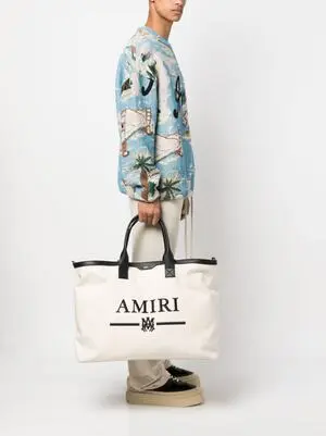 Amiri Logo-embroidered Tote Bag