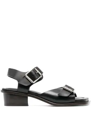 LEMAIRE 35mm Double-buckle Sandals - Black