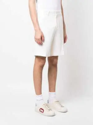 Casablanca Virgin Wool Bermuda Shorts