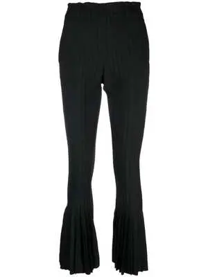 Sacai Pleated Flared Trousers