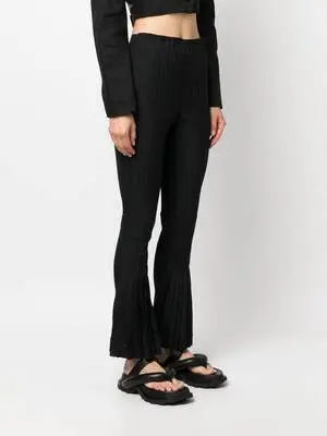 Sacai Pleated Flared Trousers