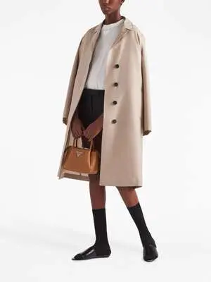 Prada Logo-embellished Leather Mini Bag