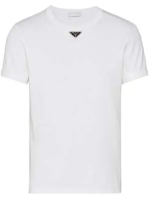 Prada Triangle-logo Cotton T-shirt