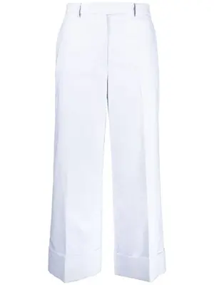 Thom Browne Sack Tailored Cropped Trousers