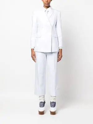 Thom Browne Sack Tailored Cropped Trousers