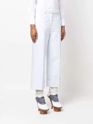 Thom Browne Sack Tailored Cropped Trousers