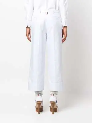 Thom Browne Sack Tailored Cropped Trousers