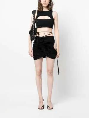 ANDREĀDAMO Cut-out Asymmetric Skirt