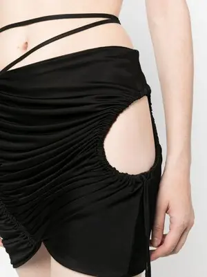 ANDREĀDAMO Cut-out Asymmetric Skirt