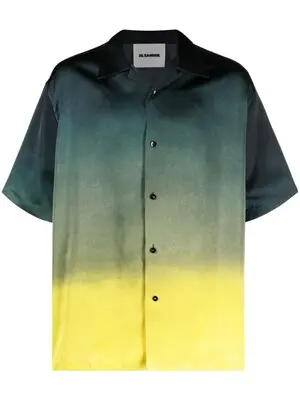 JIL SANDER Gradient-effect Short-sleeve Shirt