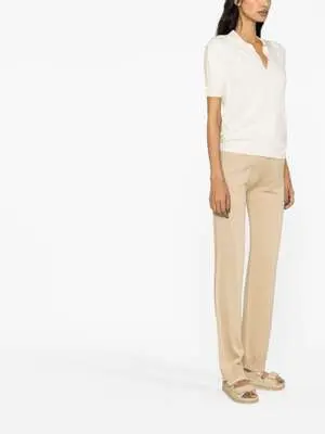 Lorena Antoniazzi Short-sleeve Knitted Polo Shirt