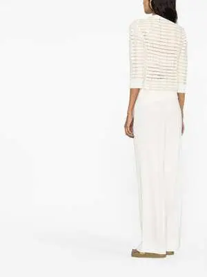 Lorena Antoniazzi Three-quarter Knitted Polo Shirt