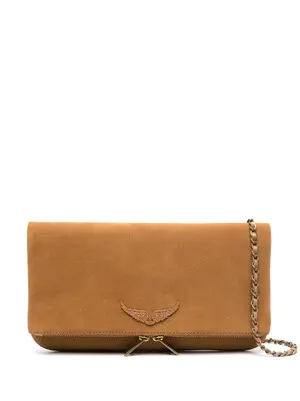 Zadig&Voltaire Rock Logo-plaque Clutch Bag
