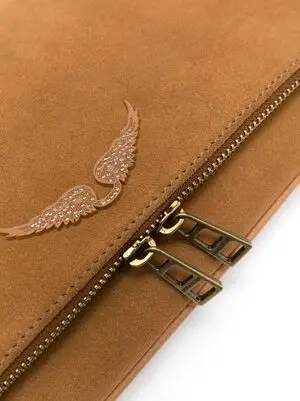 Zadig&Voltaire Rock Logo-plaque Clutch Bag
