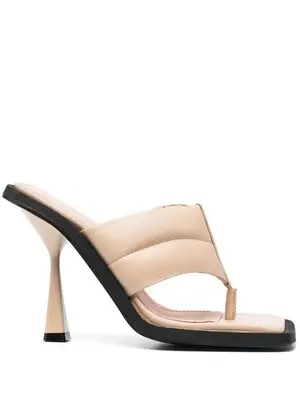 ANDREĀDAMO 120mm Leather Sandals