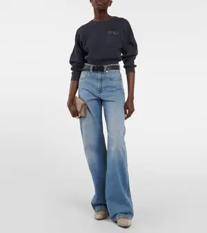 Brunello Cucinelli Cropped Ribbed Knit Cotton Sweater