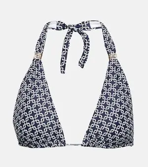 Melissa Odabash Grenada Bikini Top - Blue