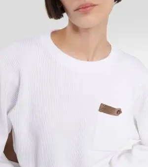 Brunello Cucinelli Cotton Cropped Sweater