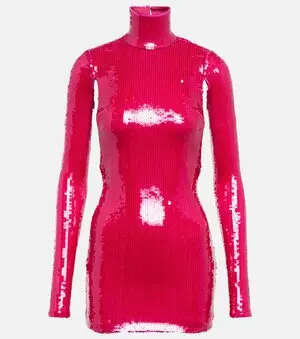 LAQUAN SMITH Sequined Minidress