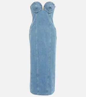 Magda Butrym Denim Midi Dress