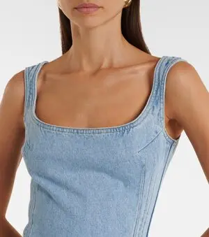 Magda Butrym Denim Midi Dress