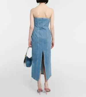 Magda Butrym Denim Midi Dress