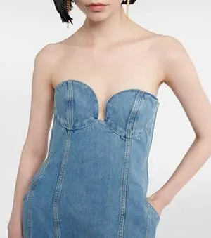 Magda Butrym Denim Midi Dress