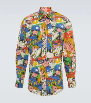 ERL Printed Cotton Shirt - Multicoloured