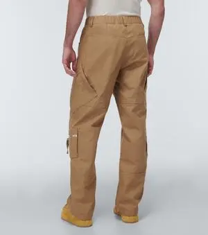 Jacquemus Le Cargo Cotton Trousers - Beige
