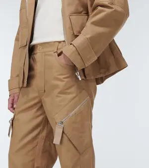 Jacquemus Le Cargo Cotton Trousers - Beige