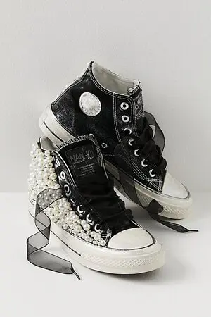 Nan-ku Pearl Crush Hi Top Sneakers