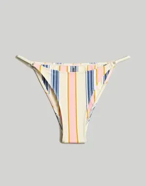 Madewell X Ookioh Goa Bikini Bottom - Cabana Stripe