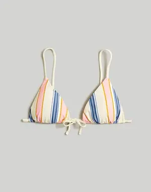Madewell X Ookioh Ipanema Bikini Top - Cabana Stripe