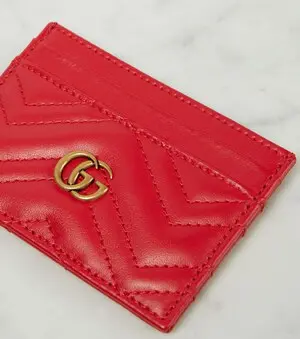 Gucci Gg Marmont Leather Card Holder