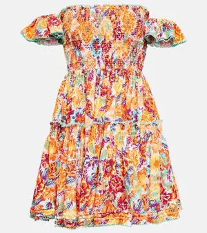 Poupette St Barth Aurora Floral Minidress - Multicoloured